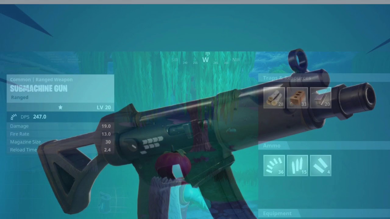 (Sub machine Gun)New Gun In Fortnite Battle Royale - YouTube