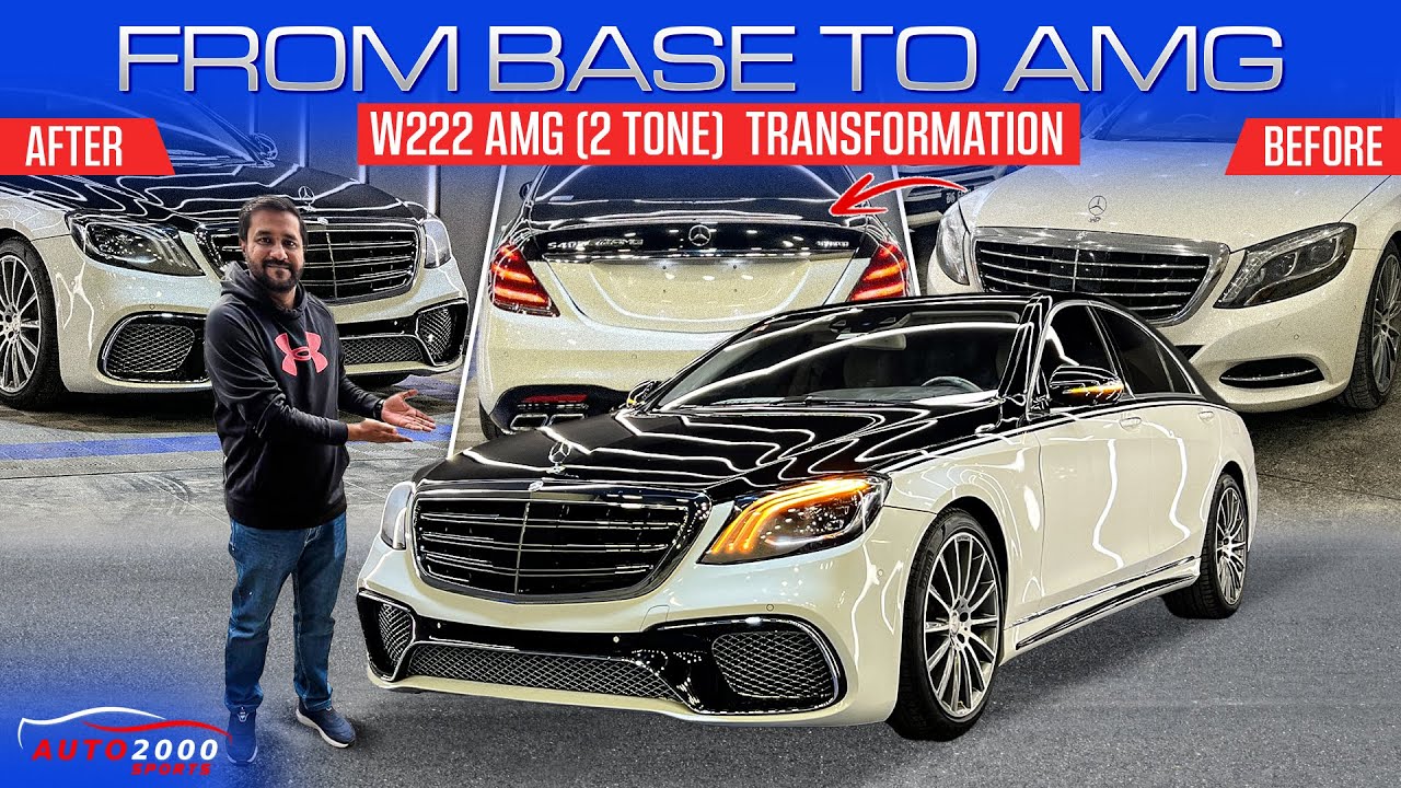 S - Class Glow up 🔥 | W222 2014 → 2019 AMG Conversion With 2 Tone Wrap ...