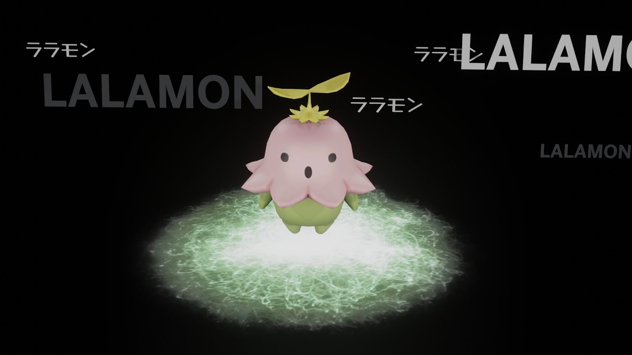 Lalamon (ララモン) Full Digivolution - YouTube