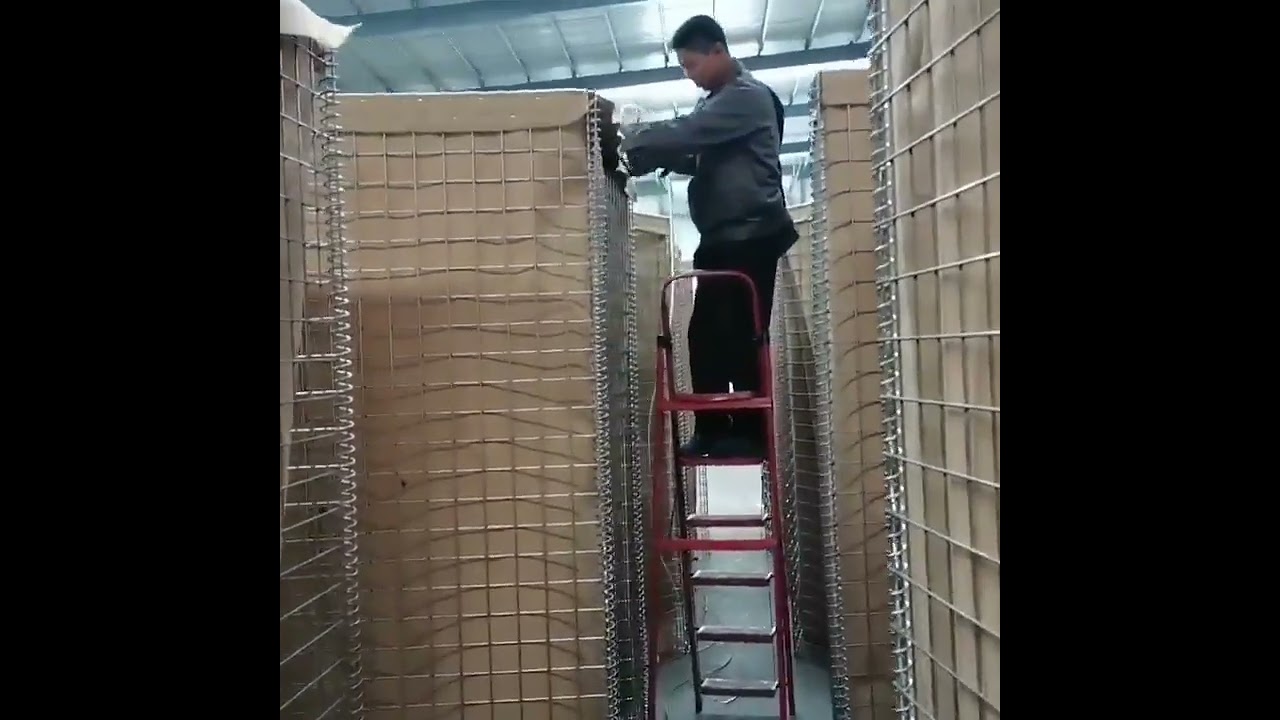 2.21m High Blasting Defense Wall Barrier For Military Shooting Range ...