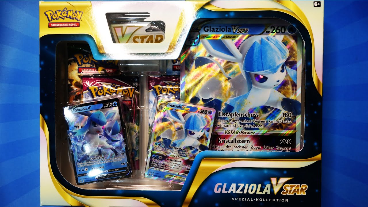 Pokemon Pokemon Glaziola VSTAR Spezial-Kollektion Unboxing / Opening ...