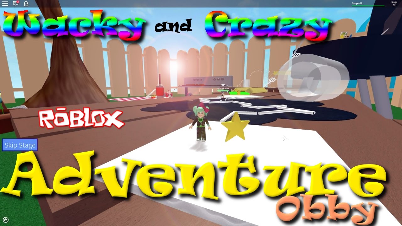 ROBLOX | Wacky and Crazy Adventure Obby | Part Two | SallyGreenGamer ...