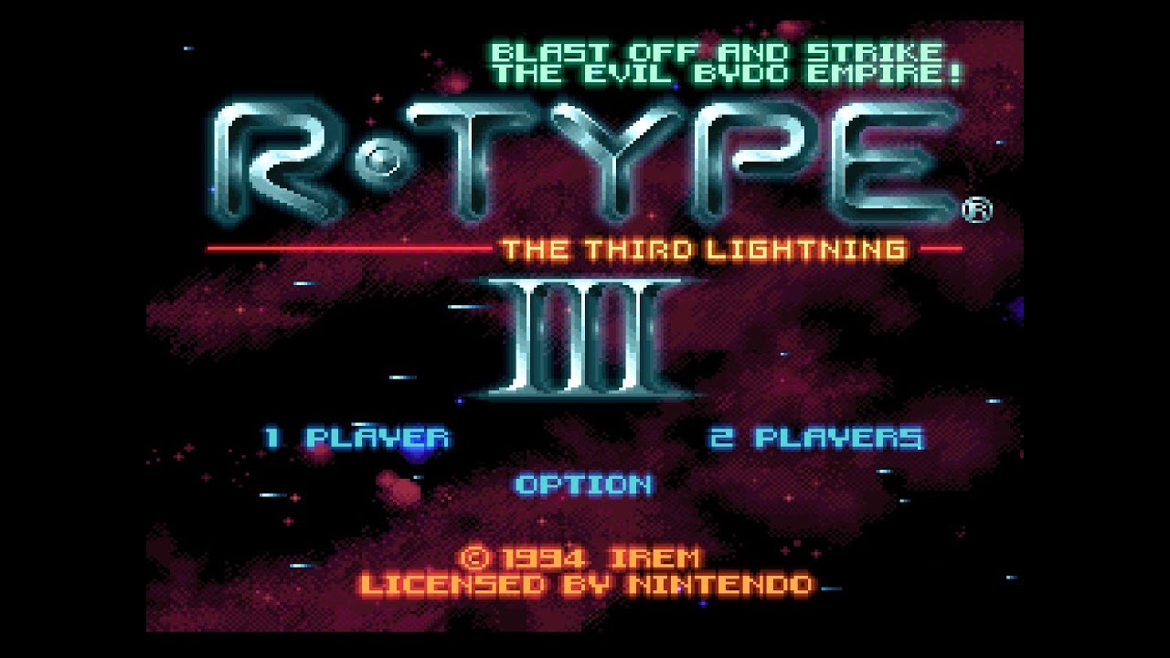 R-Type III: The Third Lightning [Weapon Type 1] | SNES | High Score ...