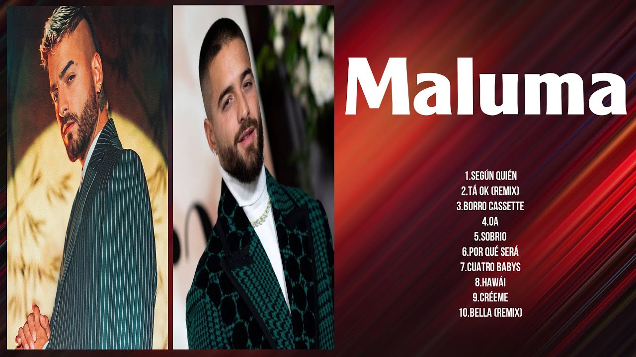 Maluma Éxitos Sus Mejores Románticas - Lo Mejor de Maluma Grandes ...
