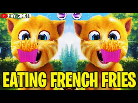 Talking Ginger #Eating French Fries #Eating Fresh Soup # - YouTube