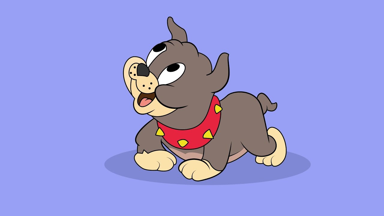 Tyke Drawing Illustration From Tom And Jerry Cartoon | How To Draw Tyke ...