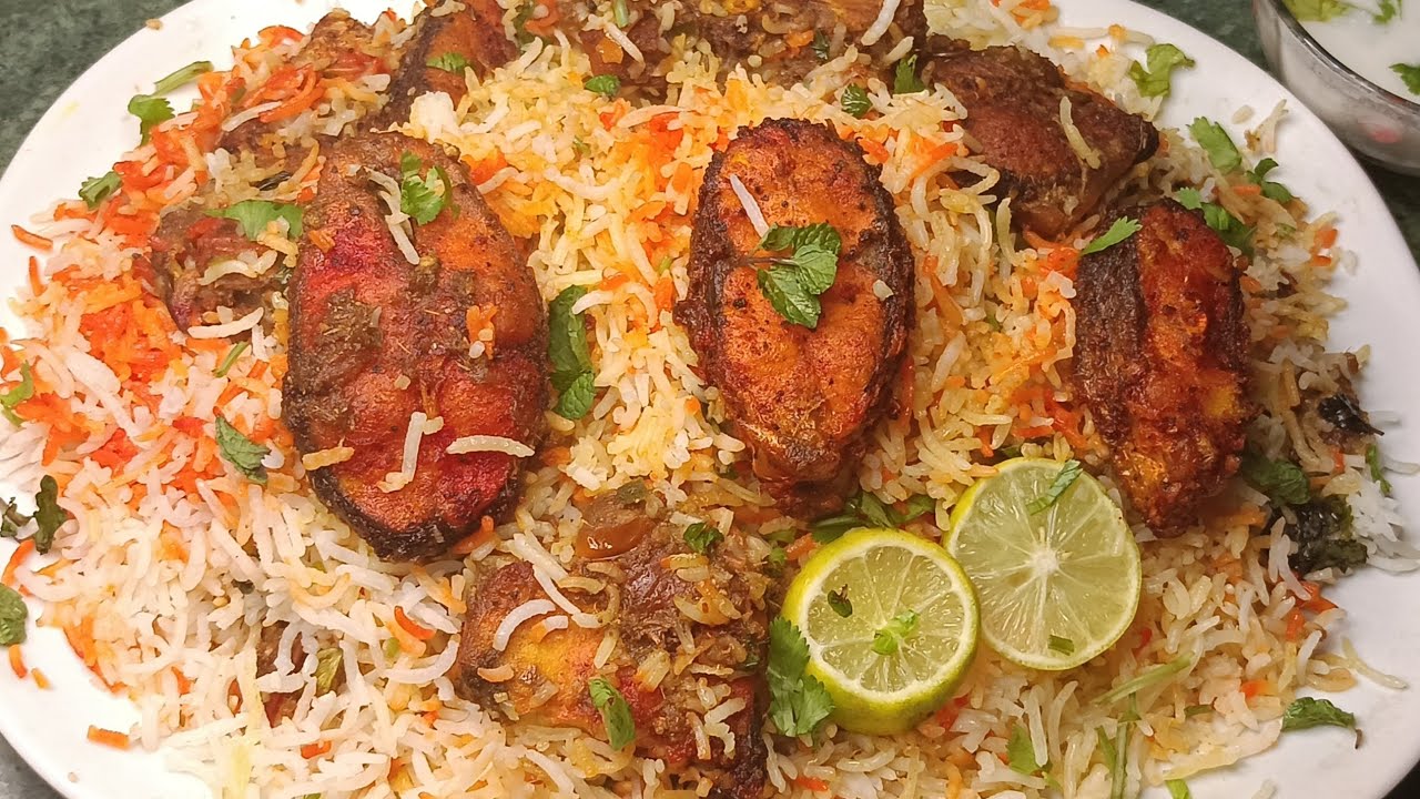 Fish Biryani Recipe | Quick Easy Fish Dum Biryani | How To Make Fish ...