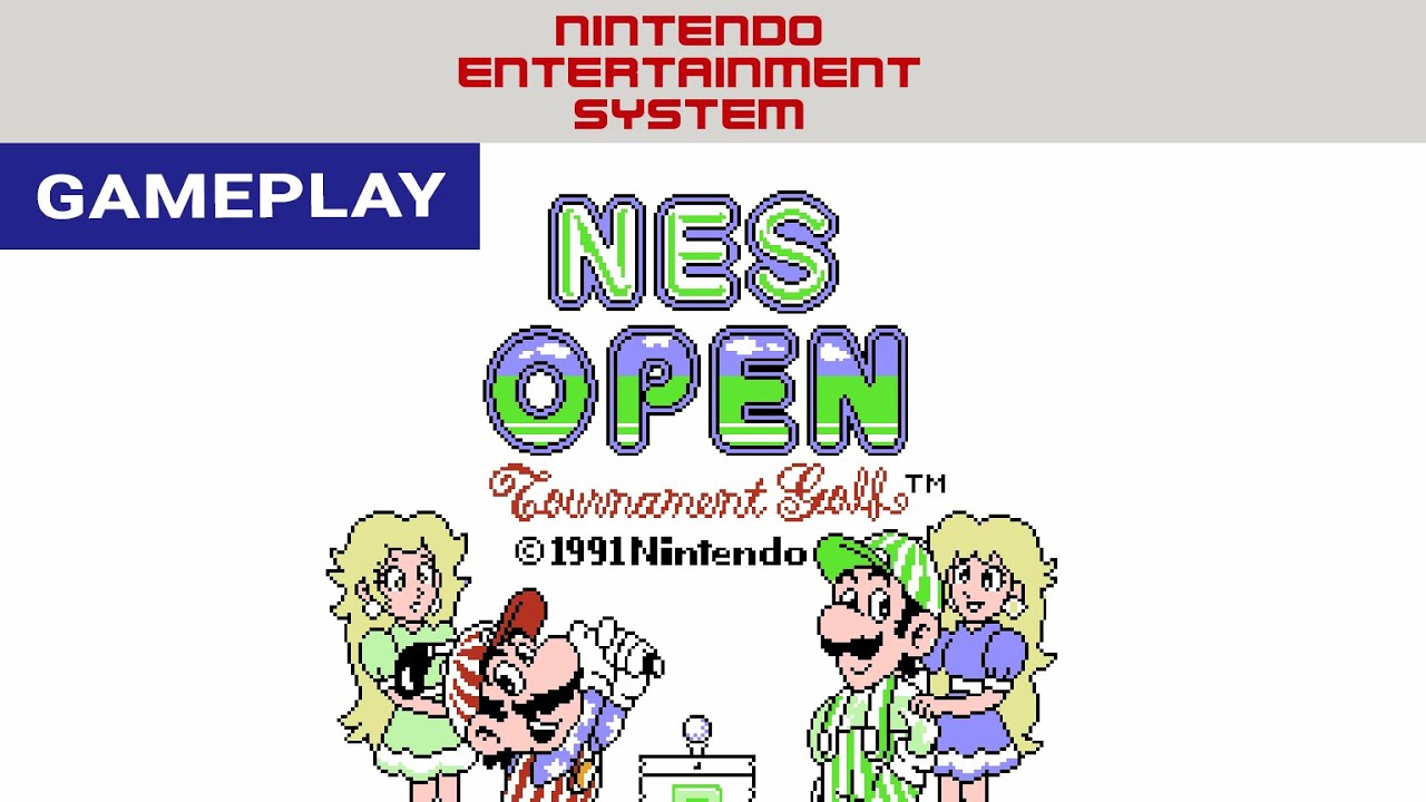 NES Open Tournament Golf (NES) - Gameplay Clip [HD] | RetroGameUp - YouTube