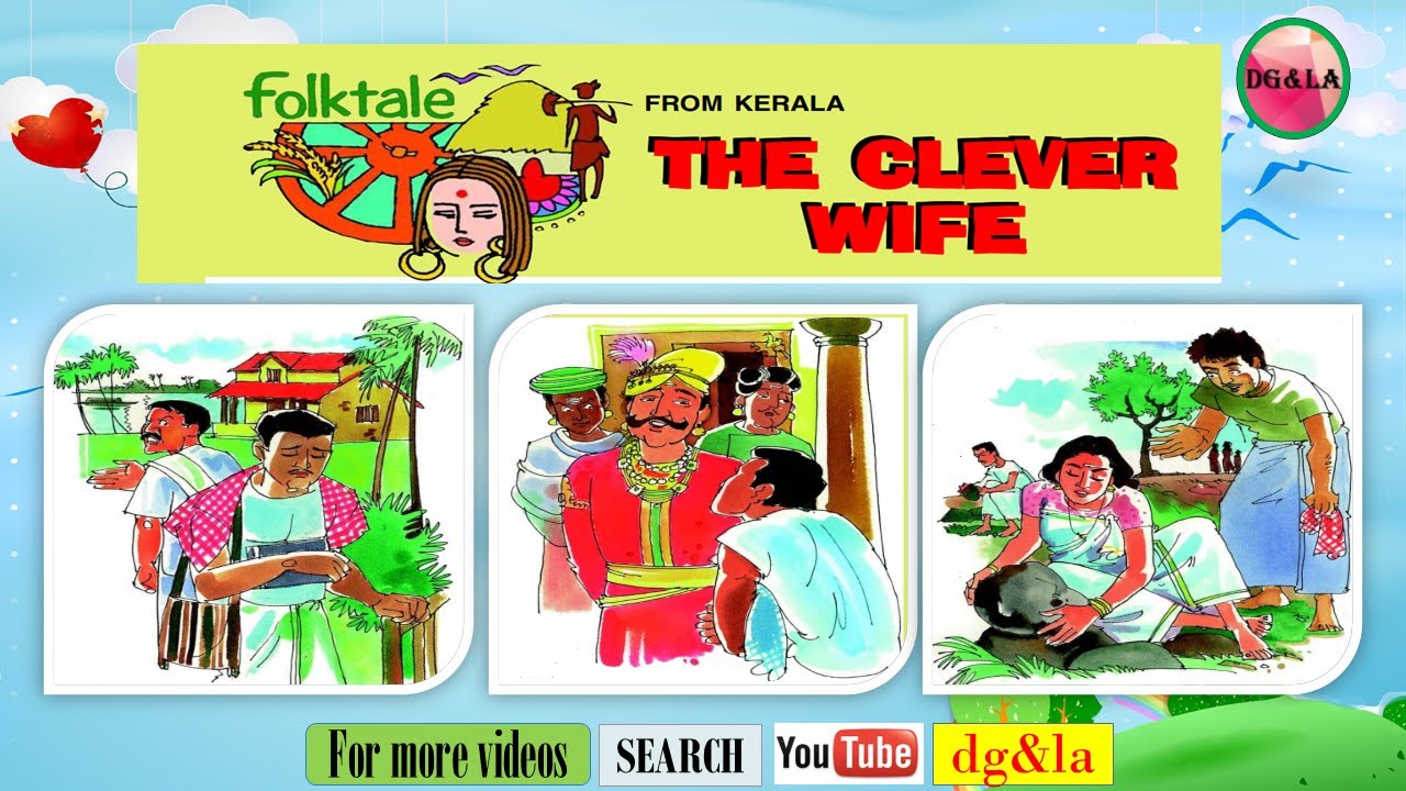 ENGLISH STORIES - THE CLEVER WIFE - FOLKTALE FROM KERALA - IMPROVE ...