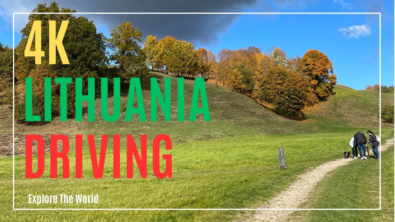 【4K】 Lithuania Driving - Roads from Vilnius to Kernavė with Captions ...
