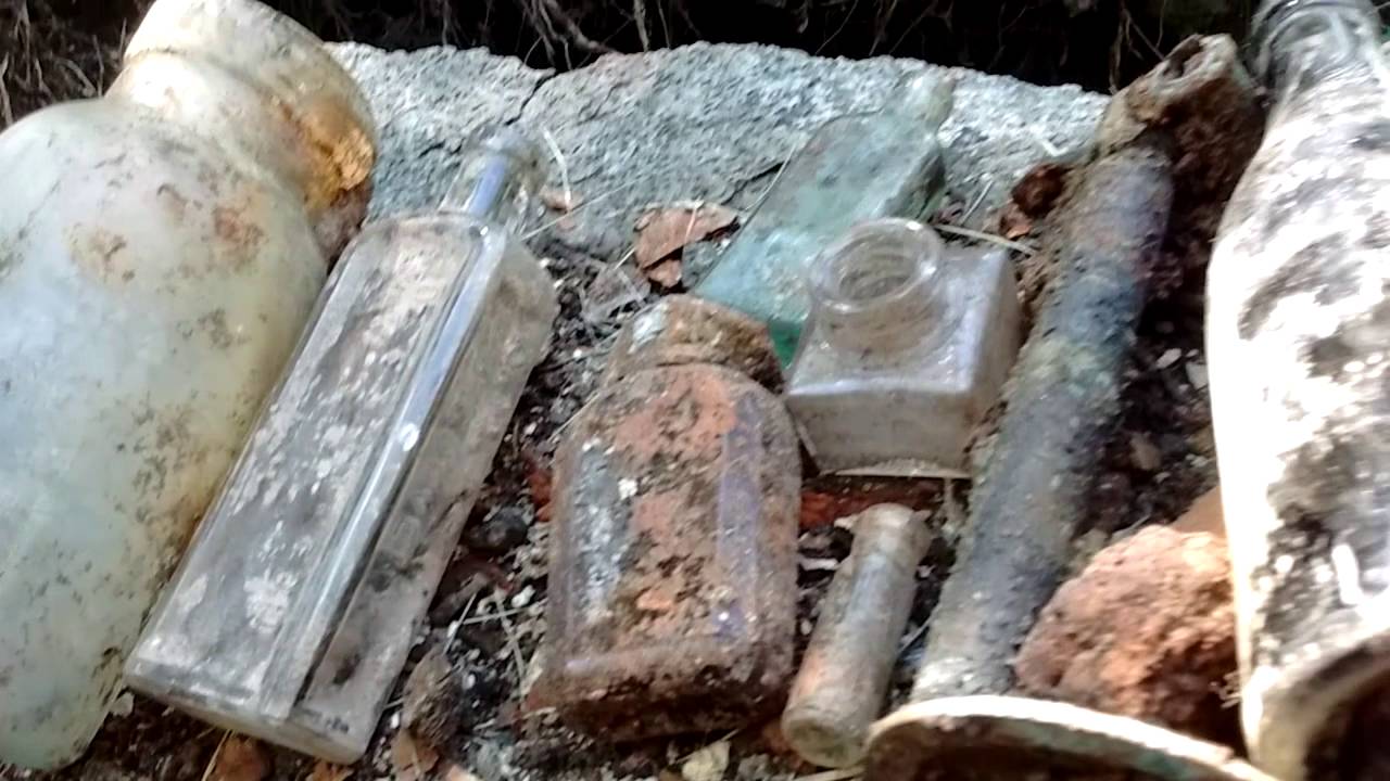 an awesome day of bottle digging - YouTube