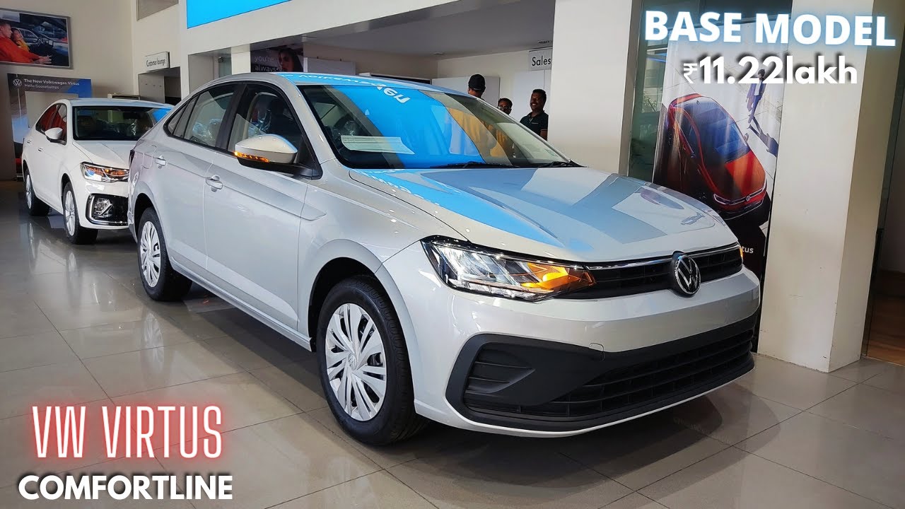 Volkswagen Virtus Comfortline ️ 2022 Base model - walk-around review ...