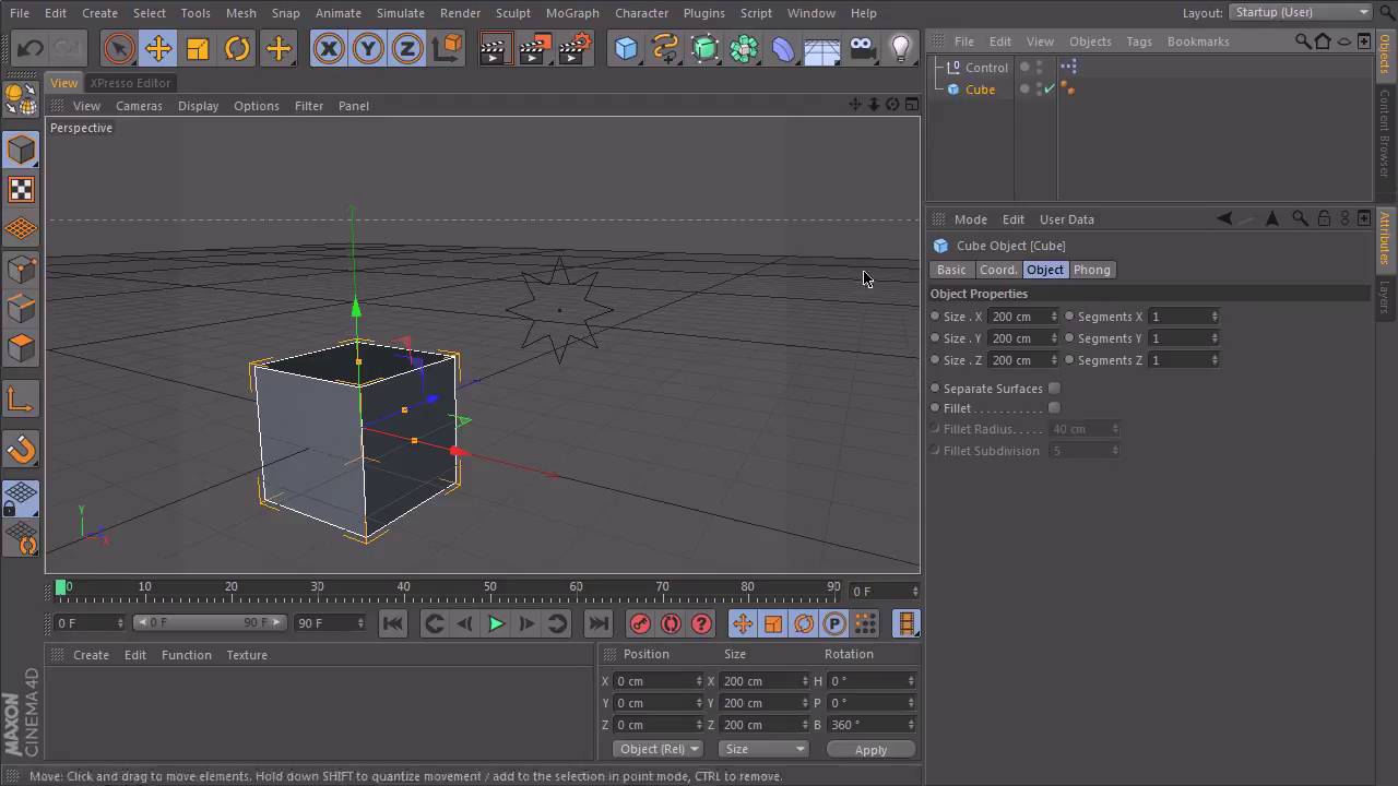 Understanding the Basics of XPresso in CINEMA 4D - 7 Combining Different Units the Range Mapper ...