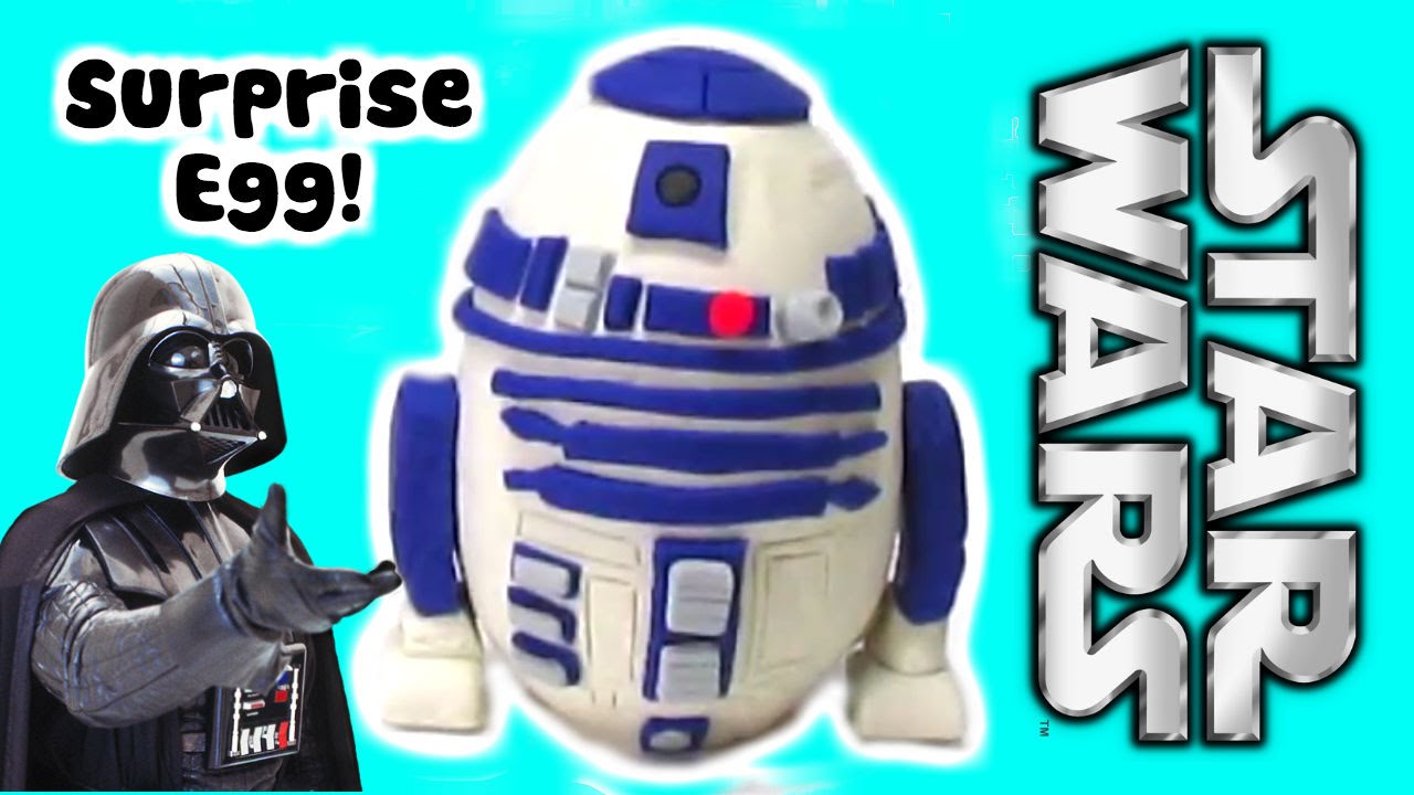 STAR WARS R2D2 Play-Doh Surprise EGG Filled With Surprise Toys from STAR WARS - YouTube