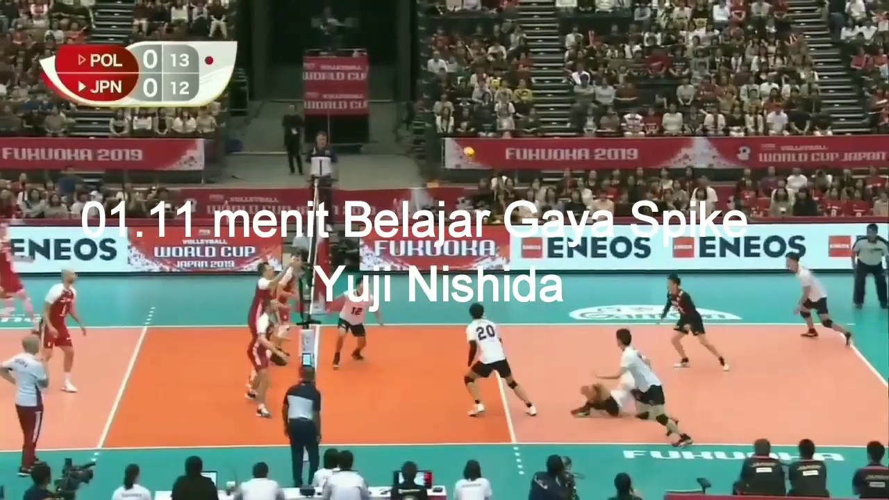 Yuji Nishida's Spike - YouTube