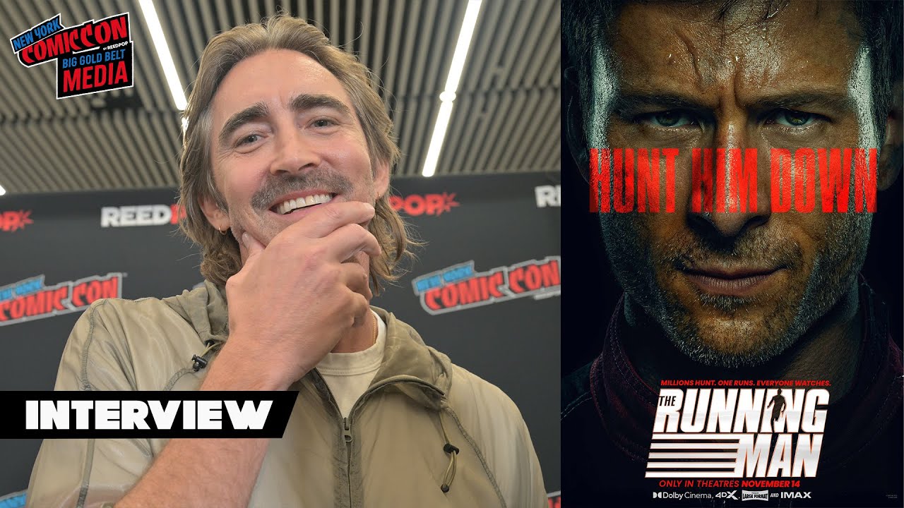 Lee Pace on Fashion & Playing Evan McCone in The Running Man | NYCC ...