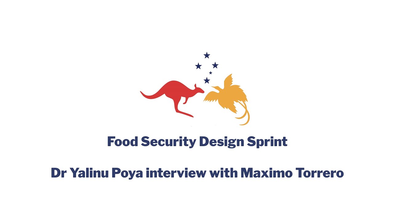 Dr Yalinu Poya's interview with Maximo Torrero - Food Security Guided ...