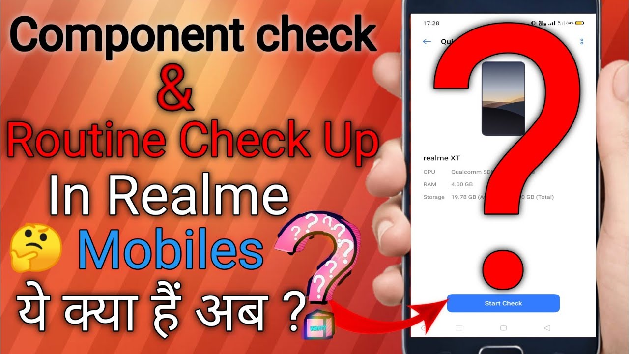Component Check Realme !! Realme Components check !! Realme routine ...