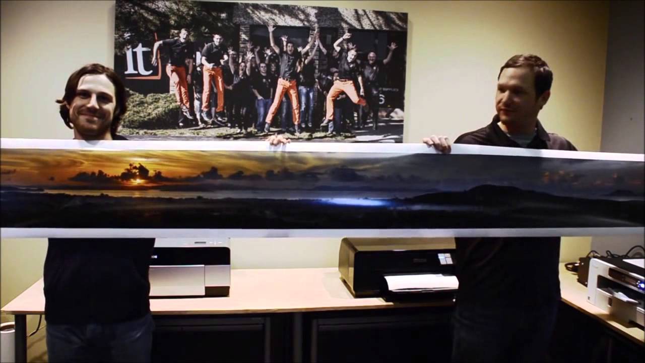 Epson SureColor SC-P600 -- Panoramic Print - YouTube