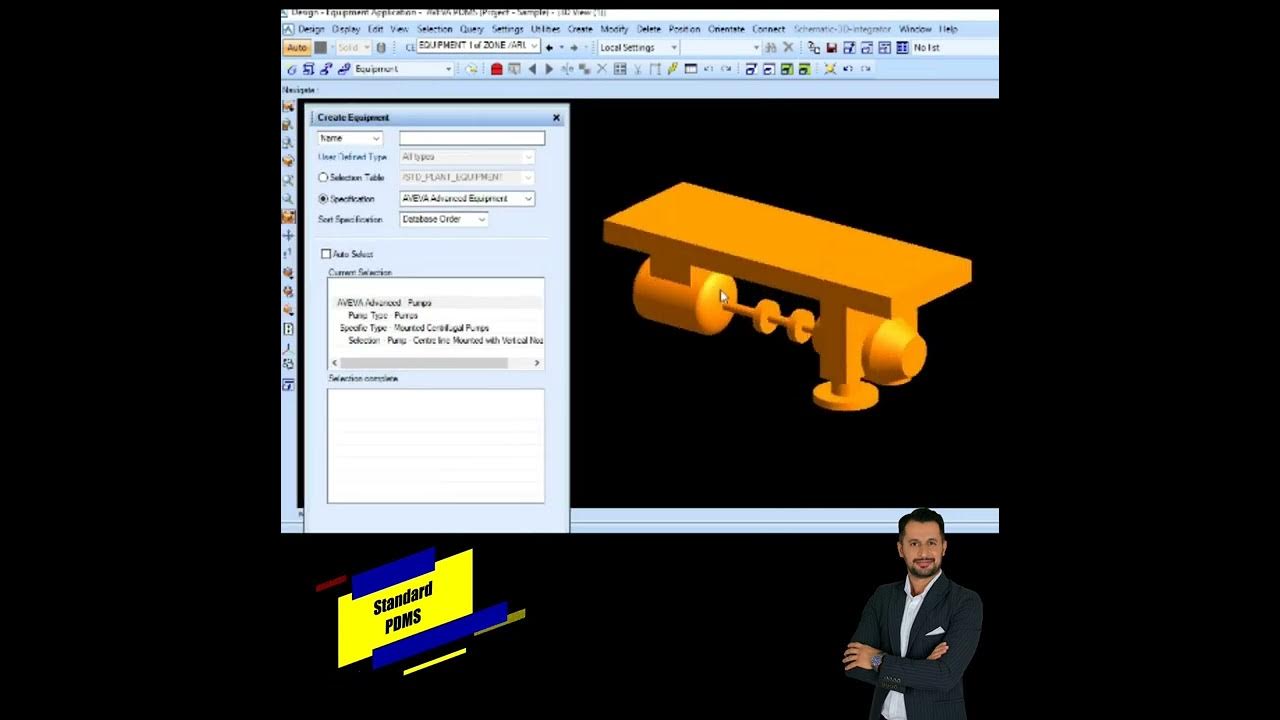 مدلسازی تجهیزات به روش Standard در نرم افزار PDMS - YouTube