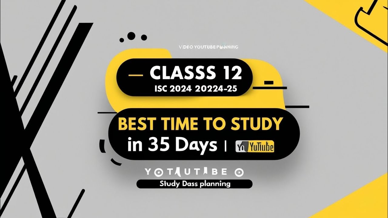 Best time for study for class 12 isc 2024-25 #study #isc - YouTube
