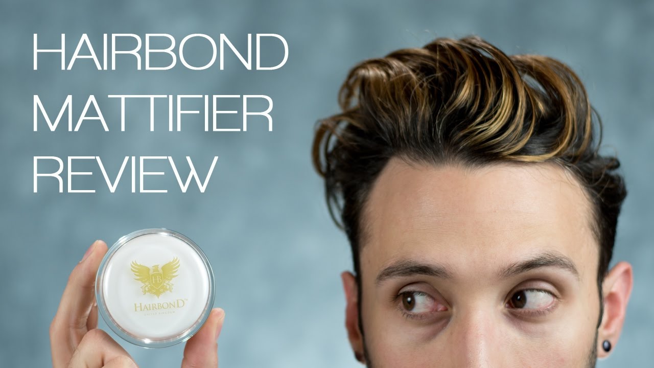 Hairbond Mattifier Hair Cement Review | Men's Hair Products 2017 - YouTube