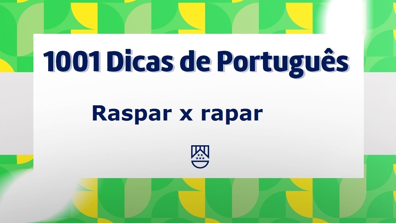 Dica #0054 - RAPAR X RASPAR - YouTube