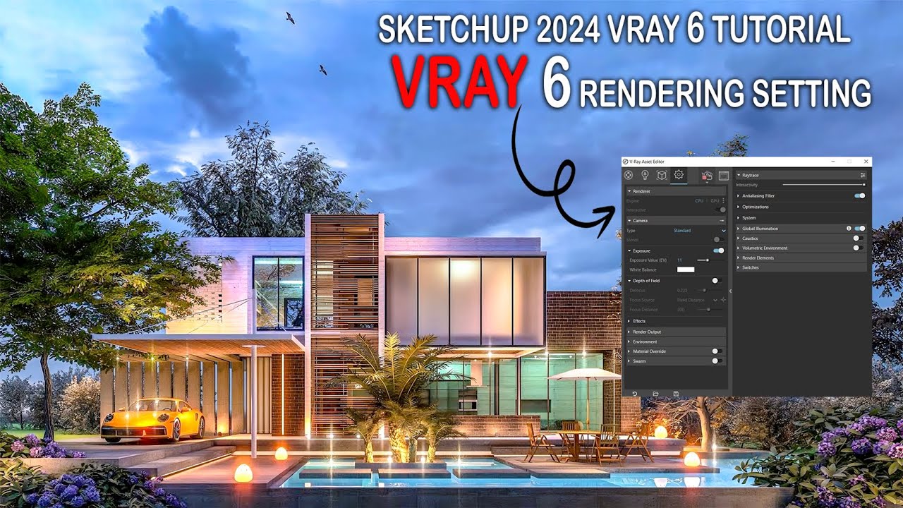 V-Ray Render Settings: Take Your SketchUp Renders to the Next Level - YouTube