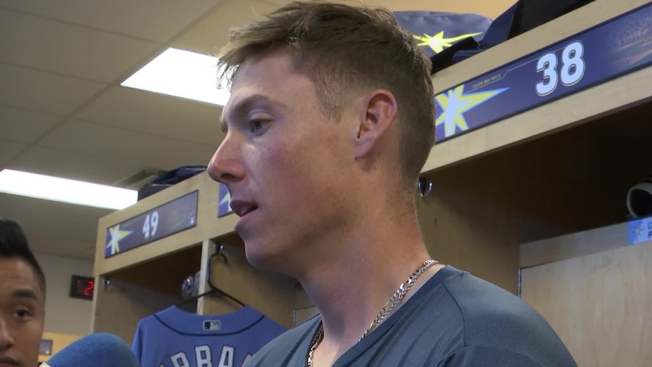 Ryan Yarbrough on his first spring training appearance - YouTube