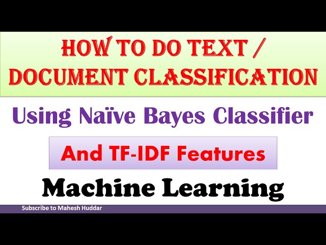 Machine Learning Video Tutorial - VTUPulse