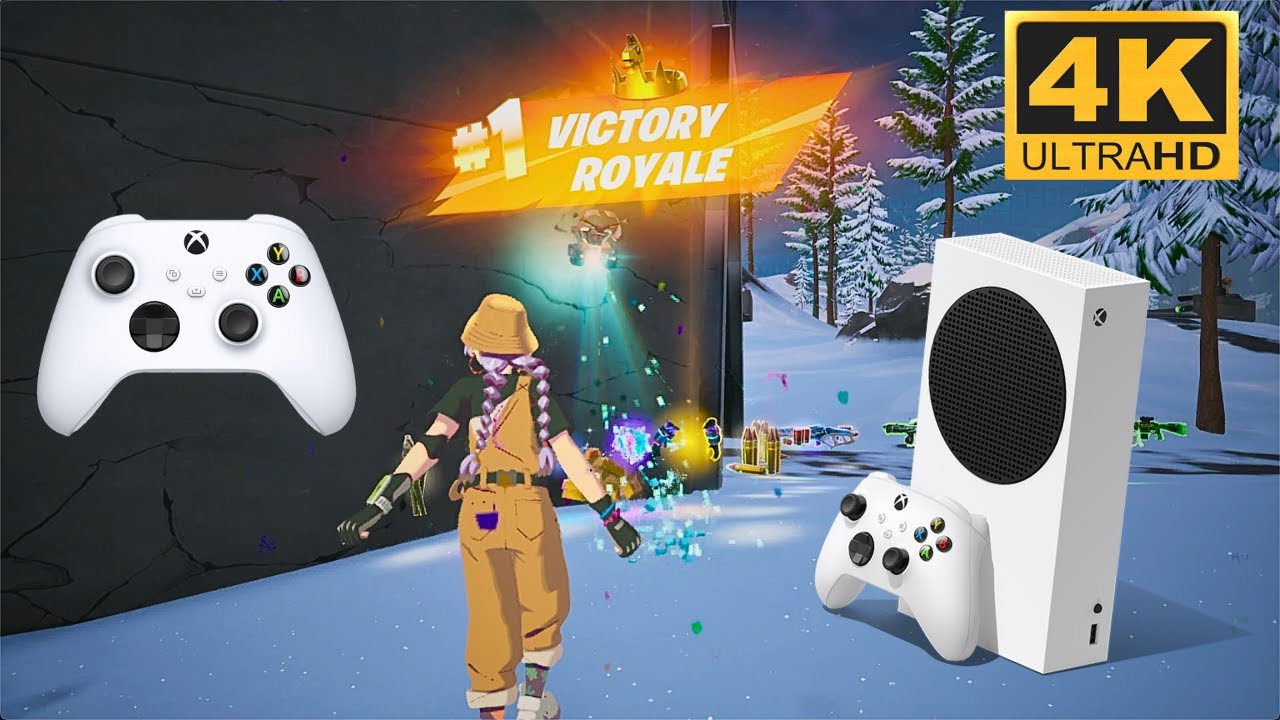 Xbox Series S Fortnite Zero BUILD Controller Gameplay (4K 120FPS) - YouTube