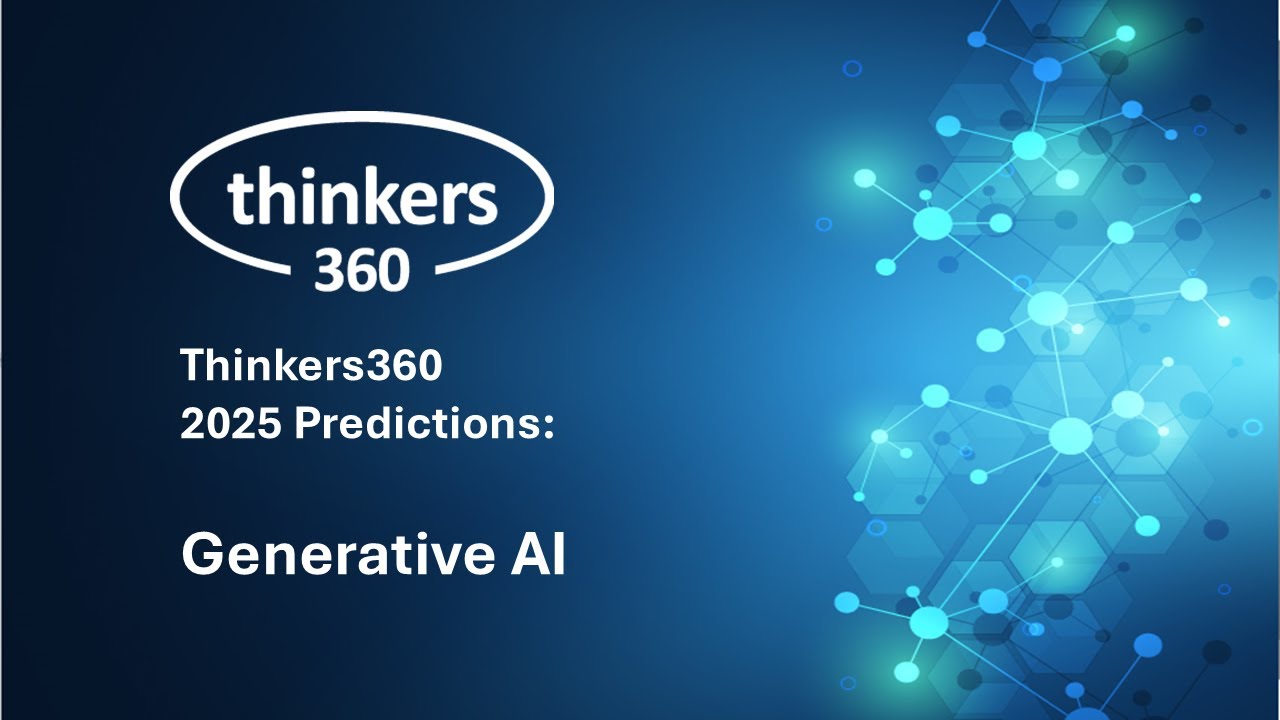 Thinkers360 Predictions Series - 2025 Predictions for Generative AI - YouTube