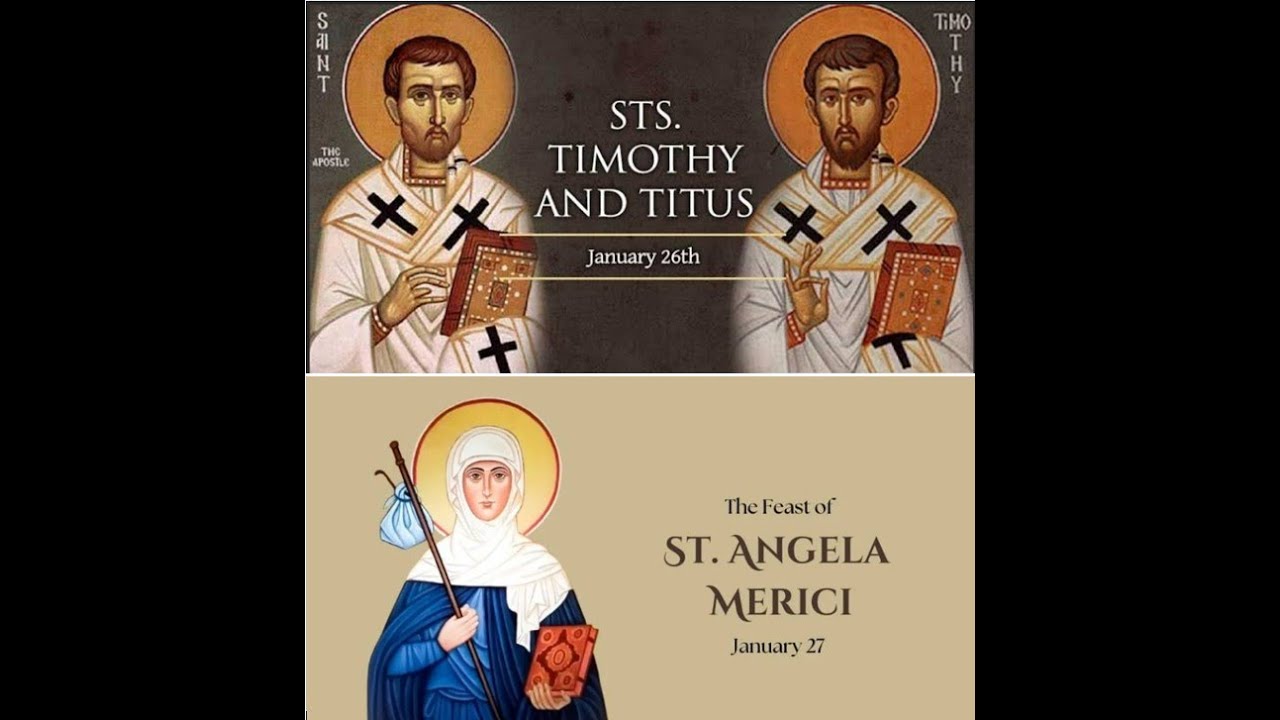 St Bernadette - Fr Doug - Mass - Tue 7:30 27 Jan 2026 - YouTube