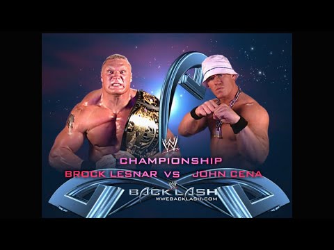 Story of Brock Lesnar vs. John Cena | Backlash 2003