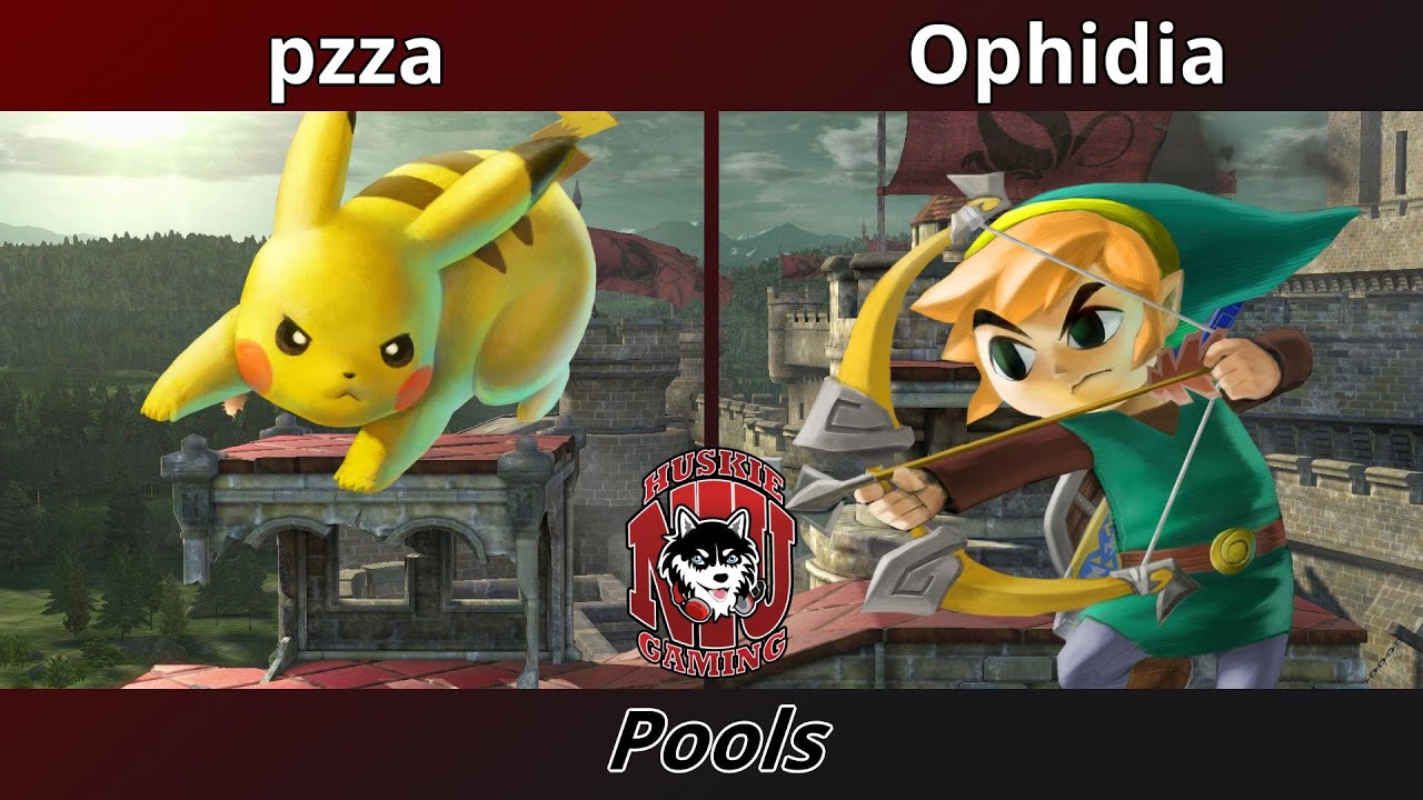 Castle Siege 24 - Pools - pzza (Pikachu) vs Ophidia (Toon Link) - YouTube