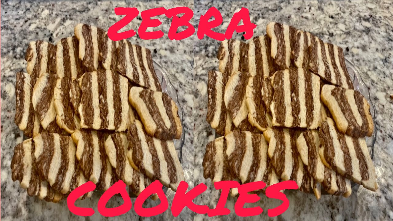 #How make my zebra cookies quick & easy to prepare - YouTube