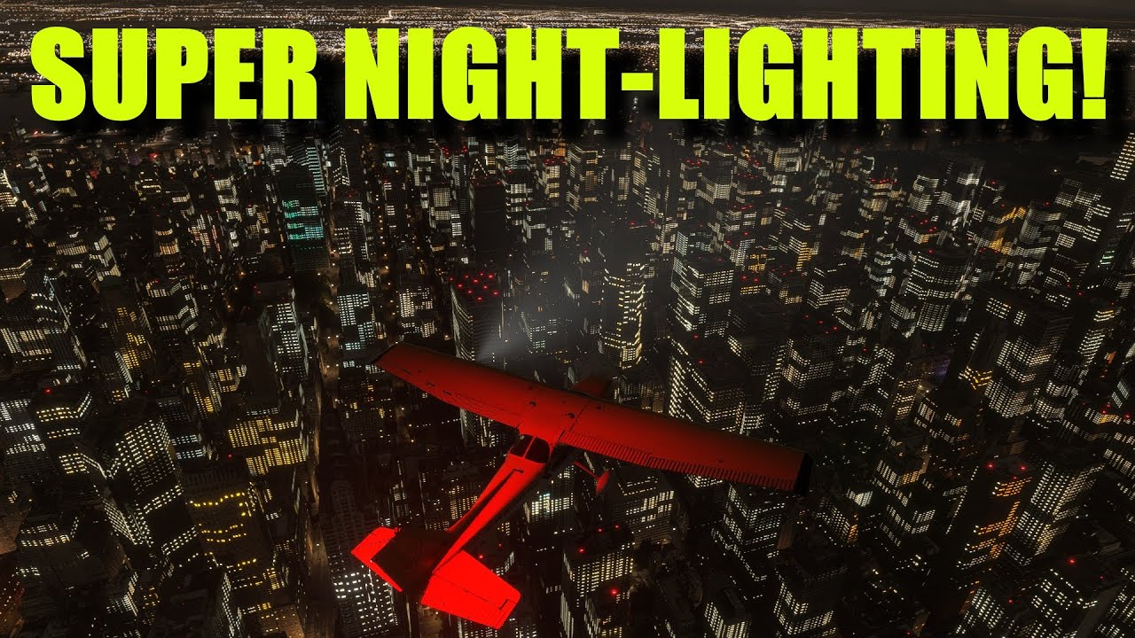 FS2024: The Night Lighting In Flight Sim 2024 Is On Another Level ...