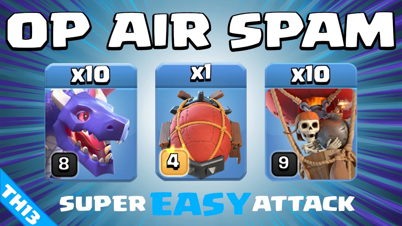 THIS TH13 ATTACK IS OP!!! TH13 Attack Strategy | Clash of Clans - YouTube