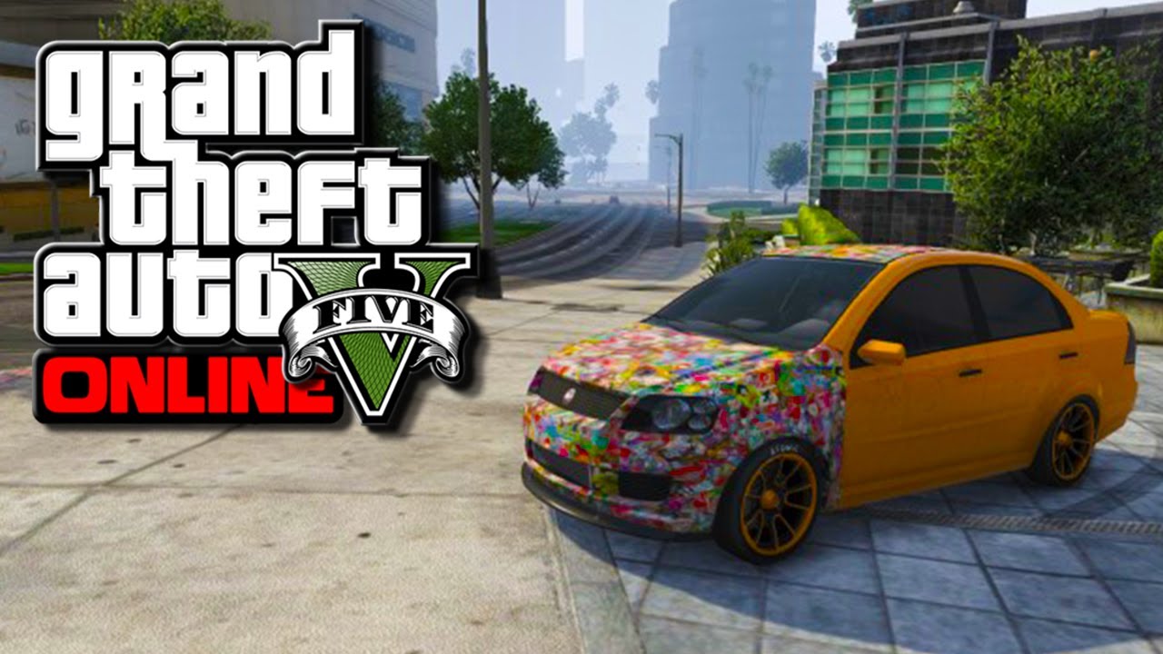GTA 5 Online - How To Buy The Declasse Asea "STICKERBOMB" Car! (GTA V ...