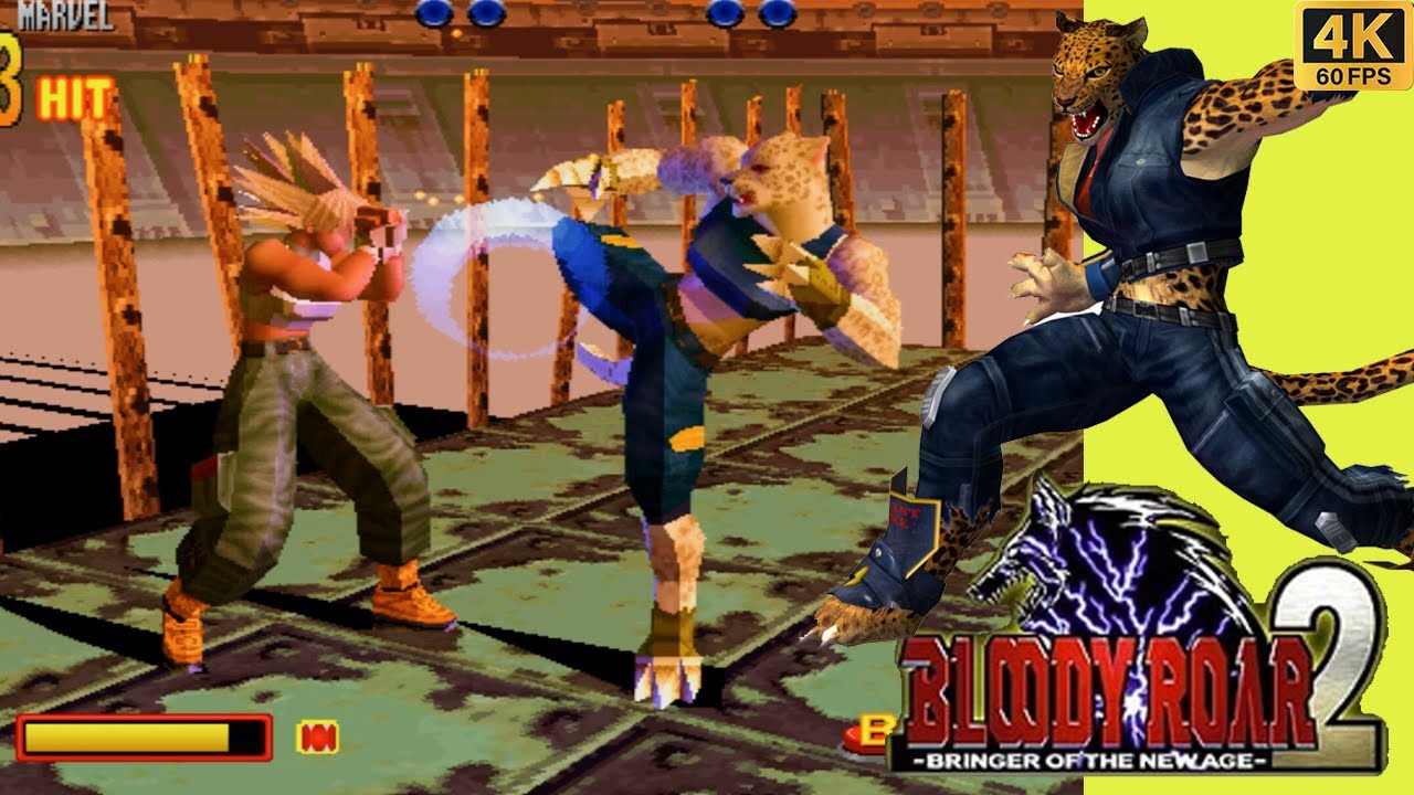 Bloody Roar 2 (1998) - Arcade Mode Walkthrough - Marvel - 4K 60 FPS ...