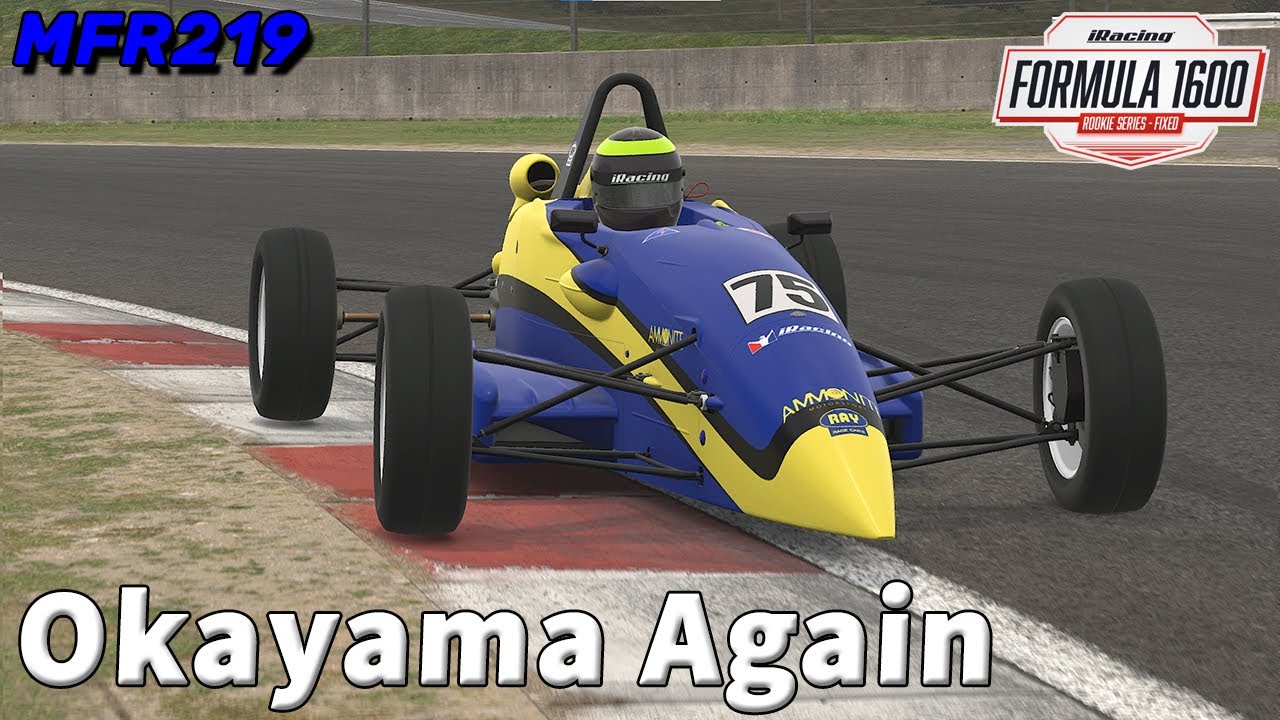 Formula 1600 Rookie Series - Okayama - iRacing Road - YouTube