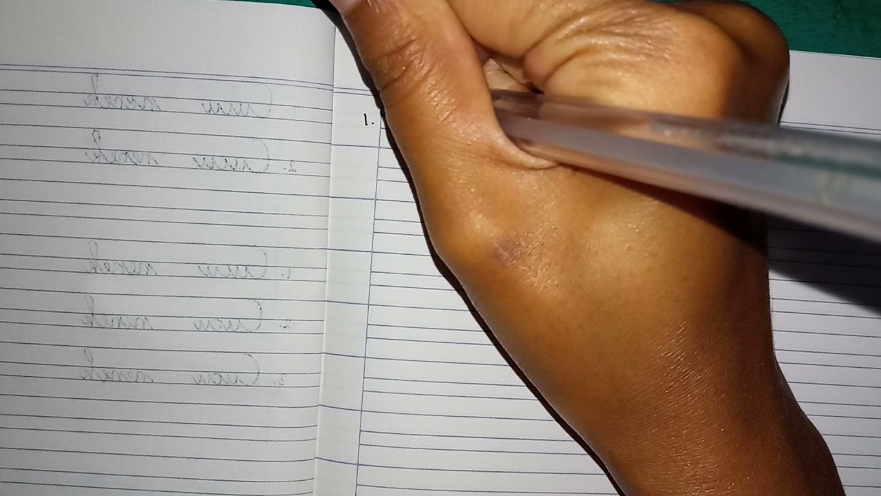 menulis halus kasar kelas 3 - YouTube