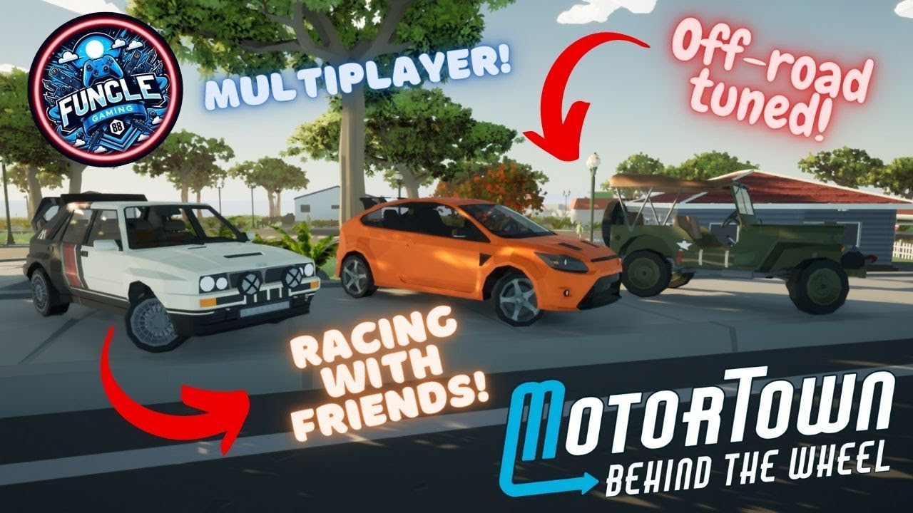 Motor Town: Behind The Wheel - Quarry Race with Friends! - Online [UK ...