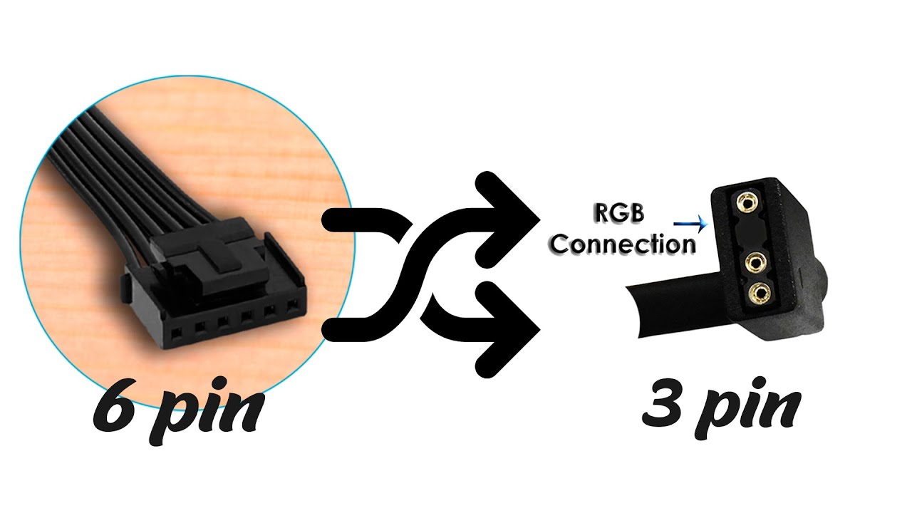 Tutorial Abanico RGB 6 Pin a 3 Pin RGB español - YouTube
