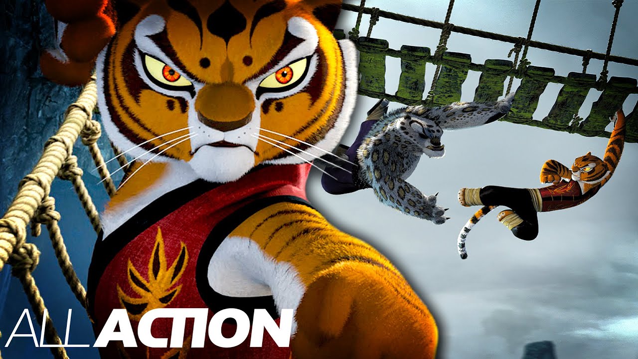 The Furious Five vs. Tai Lung | Kung Fu Panda (2008) | All Action - YouTube