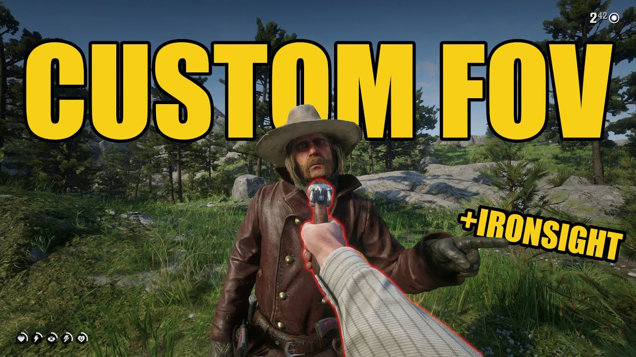 RDR2 Mods - Custom First Person FOV & Iron Sight FOV - YouTube