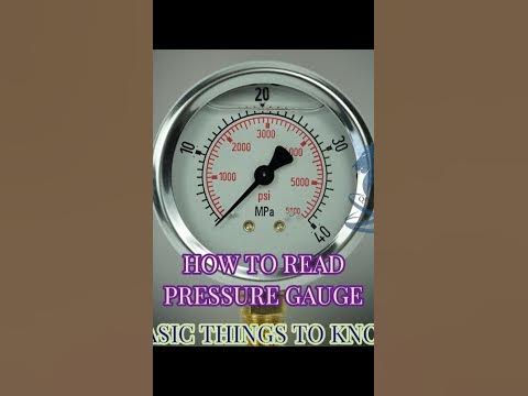 How to read pressure gauges and Different types of pressure gauges | Basic things to know - YouTube