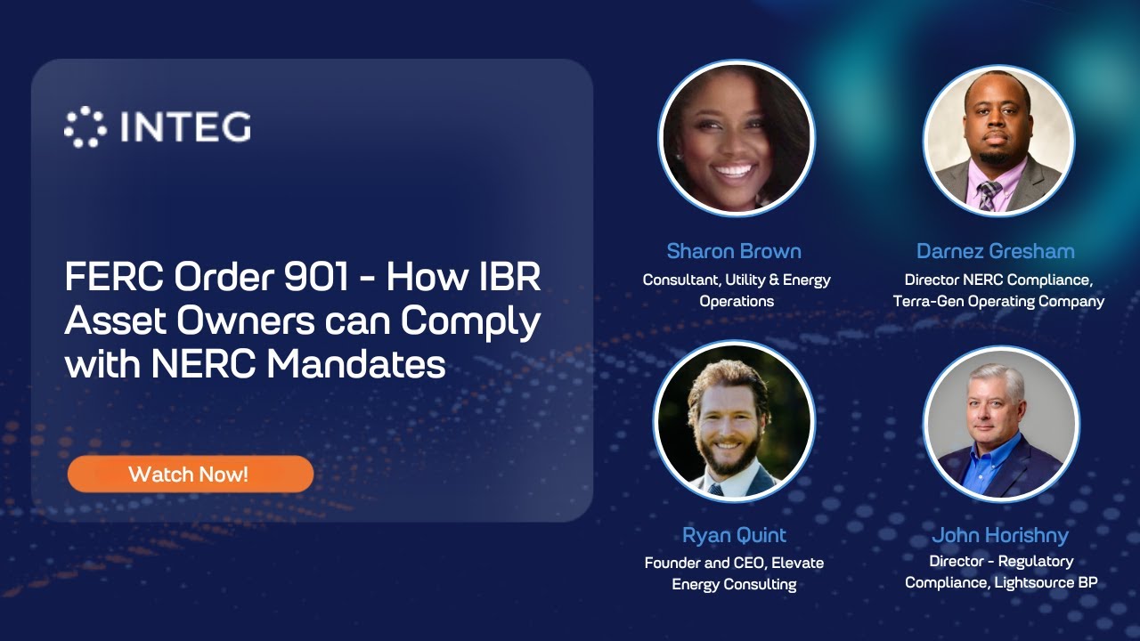 FERC Order 901 - How IBR Asset Owners can Comply with NERC Mandates ...