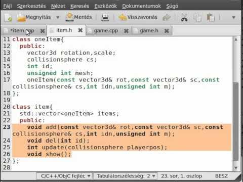 FPS game (OpenGL,SDL,C++) tutorial 11 - Item class - YouTube