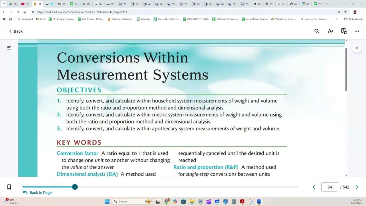 CHAPTER 5 Conversions Within Measurement Systems - YouTube